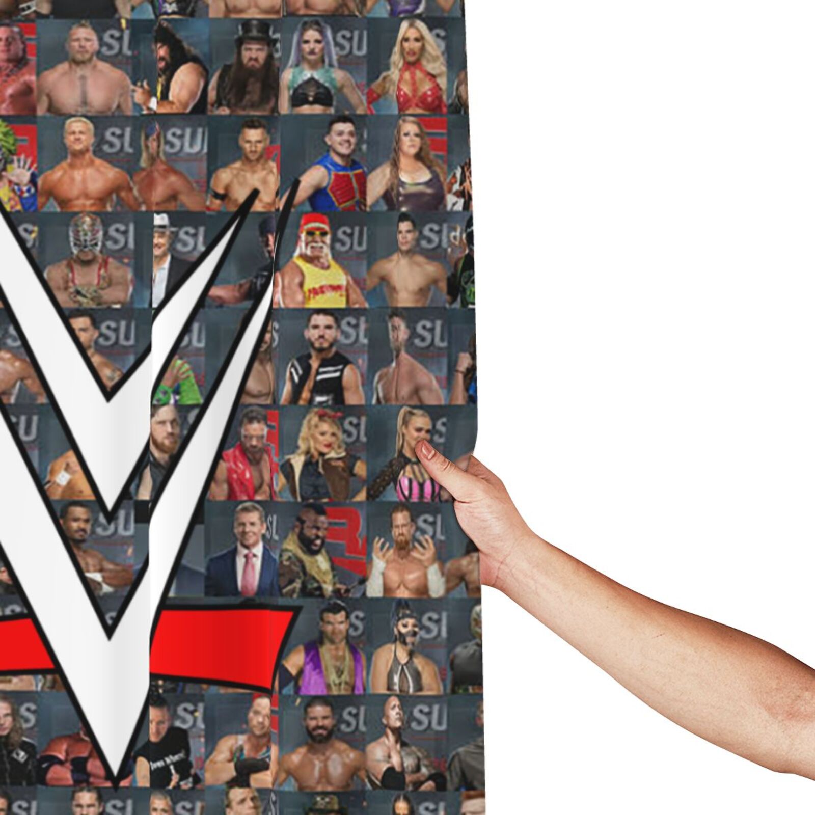 WWE Shower Curtains for Bathroom, Kids Shower Curtain Sets Waterproof ...