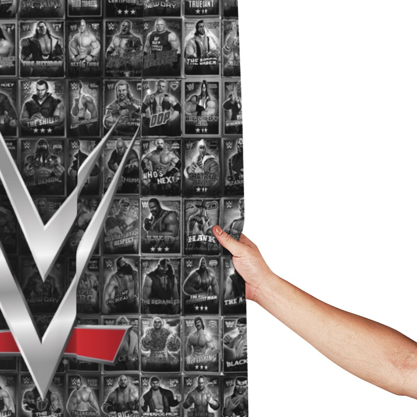 WWE Shower Curtains for Bathroom, Kids Shower Curtain Sets Waterproof ...