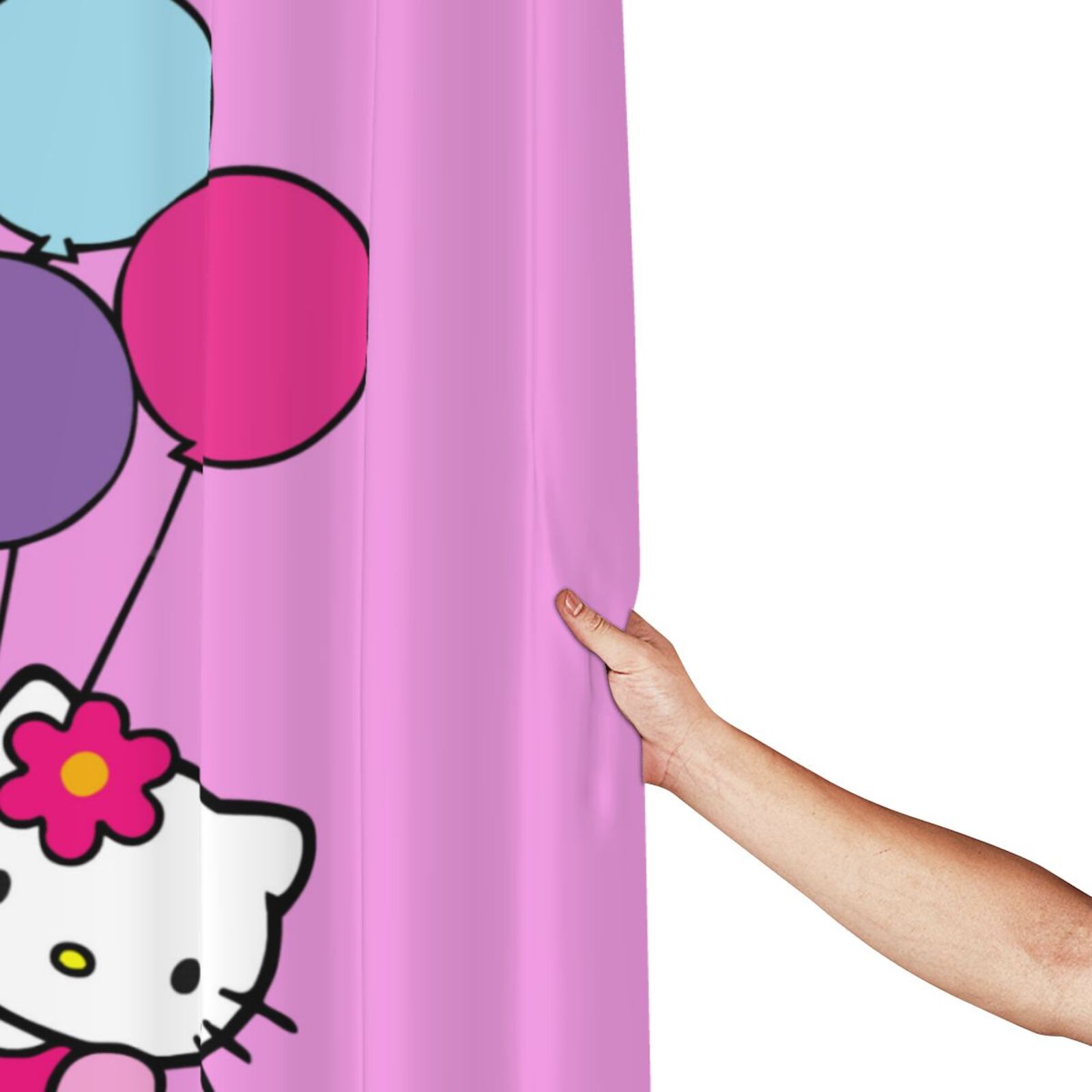 Hello Kitty Shower Curtains for Bathroom, Kids Shower Curtain Sets ...